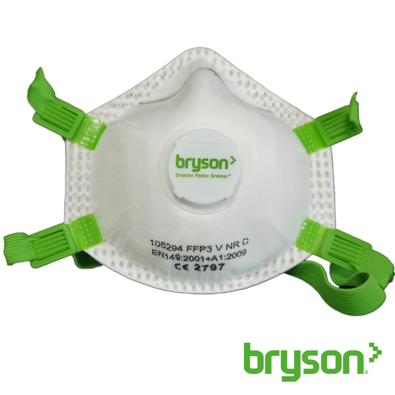 Bryson FFP3 Valved Moulded Face Mask | Disposable Face Masks | Face ...
