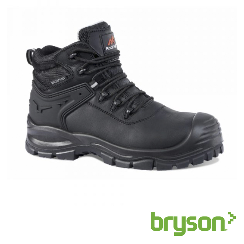 Rockfall Surge SB P E WRU FO CI HRO WR SRC Safety Boot - Black | Safety ...