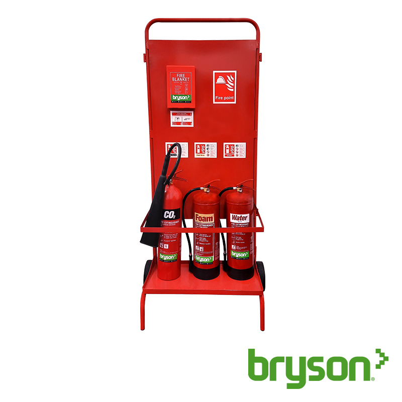 Fire Safety Trolley Kit | Fire Equipment | Site Set-Up & Safety | Bryson