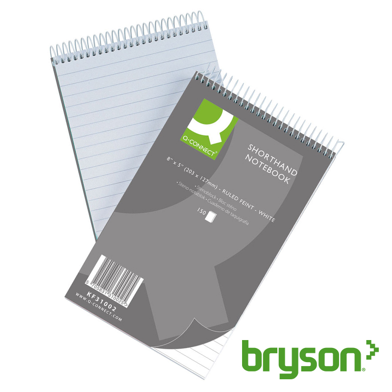 Shorthand Notebook | Office Supplies | Site Set-Up & Safety | Bryson