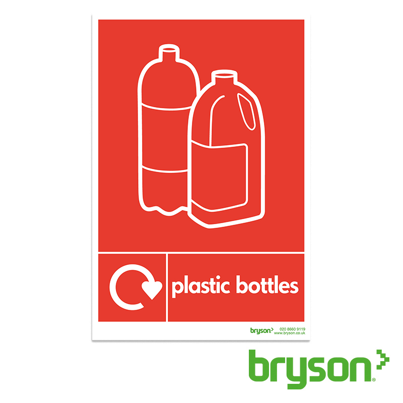 Plastic Bottle Recycling Sign | Waste Management Signs | Safety Signs ...