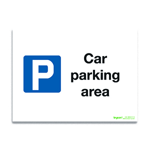 Car Parking Area Sign | Parking Signs | Site Traffic Signs | Safety ...
