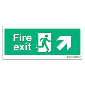 Running Man Fire Exit Sign | Fire Exit Signs | Fire Safety Signs ...