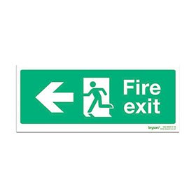 Running Man Fire Exit Sign | Fire Exit Signs | Fire Safety Signs ...