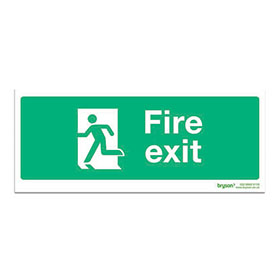 Running Man Fire Exit Sign | Fire Exit Signs | Fire Safety Signs ...