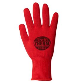 Traffi TG105 Thermal Liner - Red | General Handling Gloves | Gloves ...