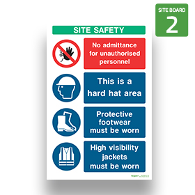 Site Safety Board | Site Safety Boards | Site Boards | Safety Signs ...