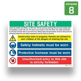 Site Safety Board | Site Safety Boards | Site Boards | Safety Signs ...
